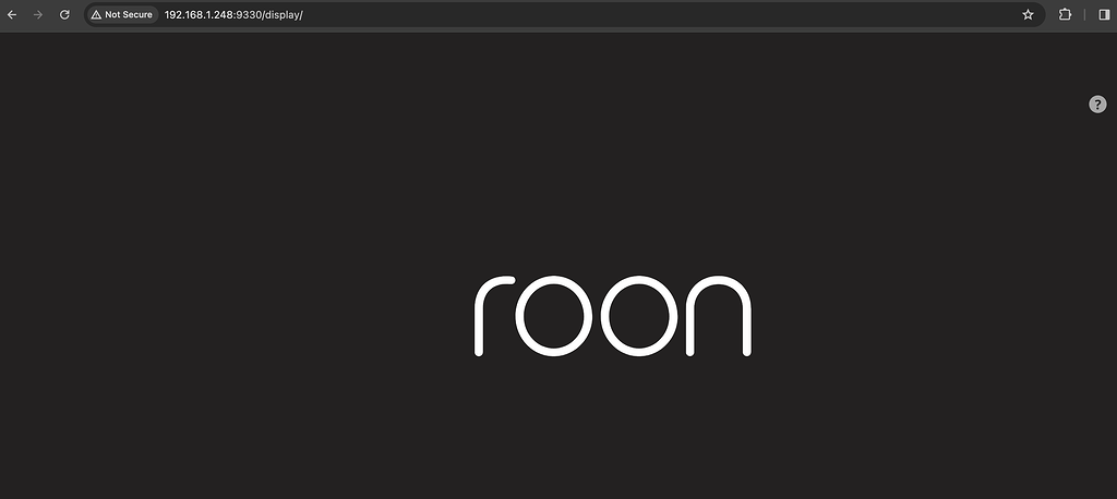 Roon 1.8 Web Display not working - Support - Roon Labs Community