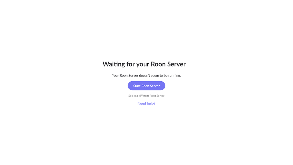 Waiting for Your Roon Server - Support - Roon Labs Community