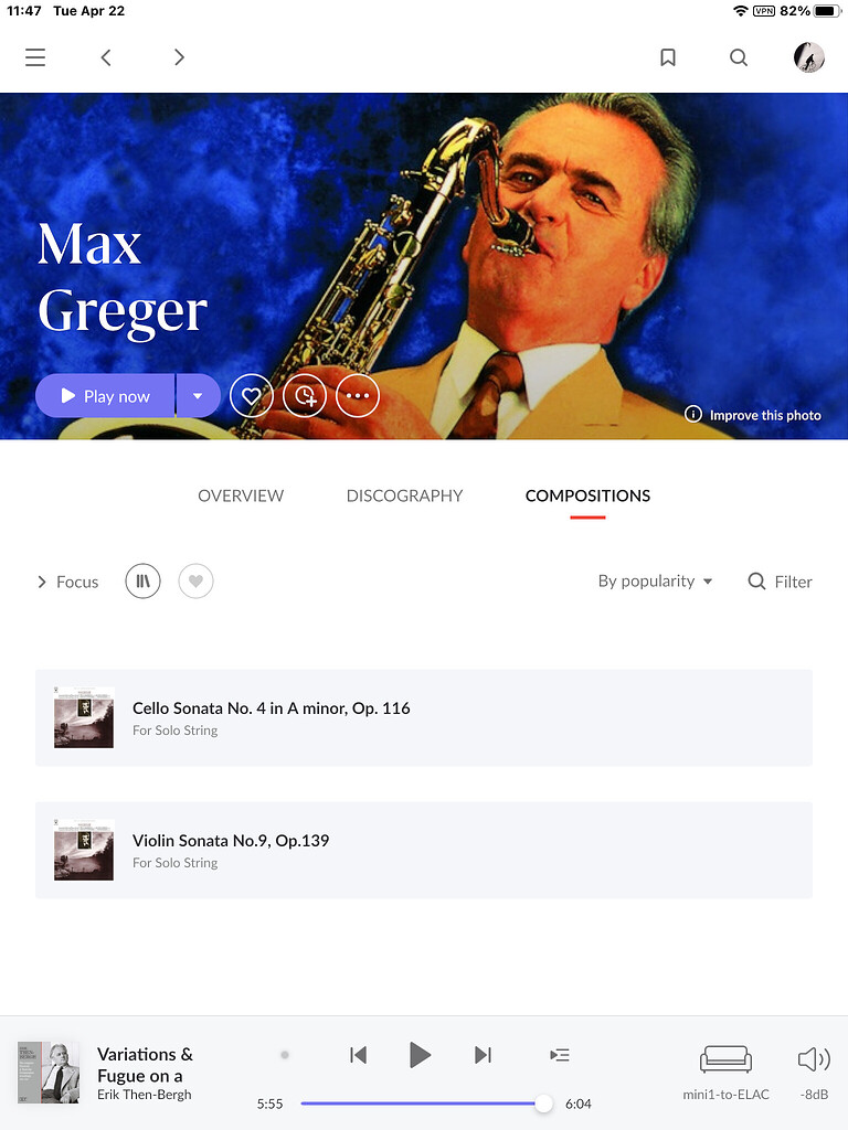 Max Greger / Max Reger confusion - Metadata - Roon Labs Community