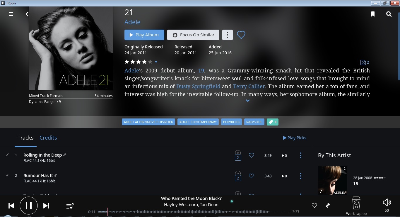 Roon 1.3 Bring back Lyrics in album details [explained] - Feature ...