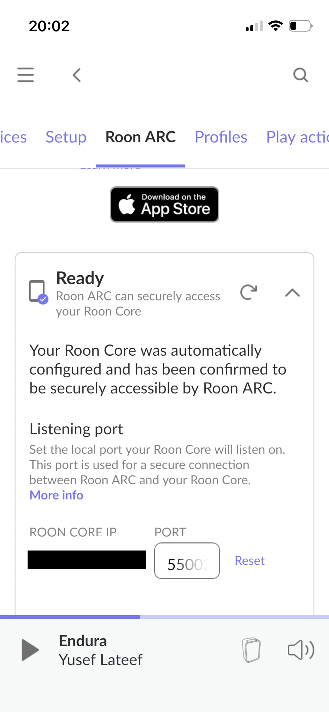 ARC doesn’t connect to Roon Core - Support - Roon Labs Community