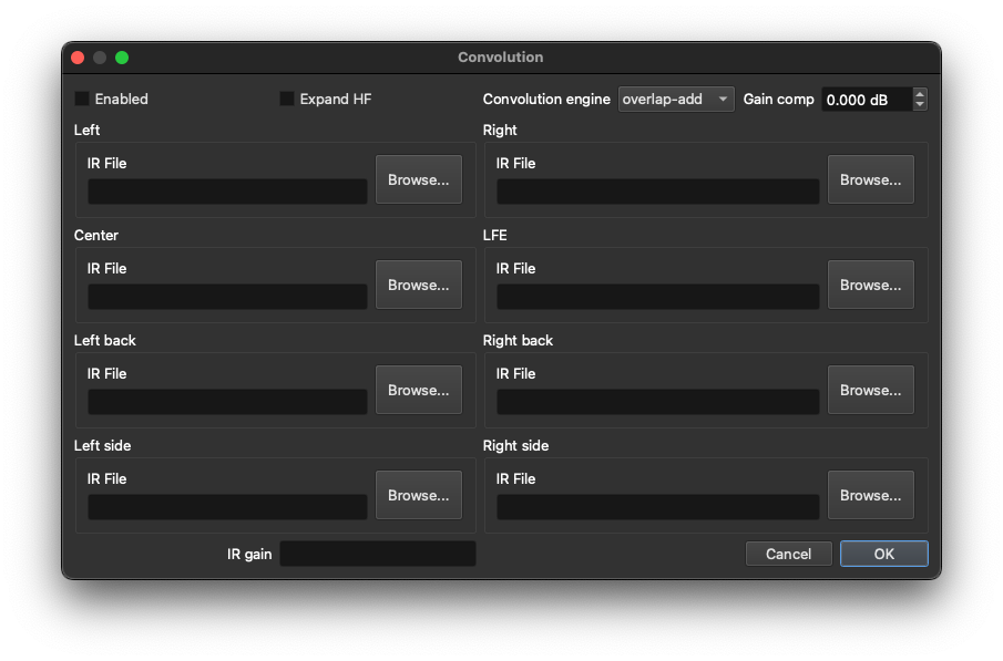 Convolution filters per channel - HQ Player - Roon Labs Community