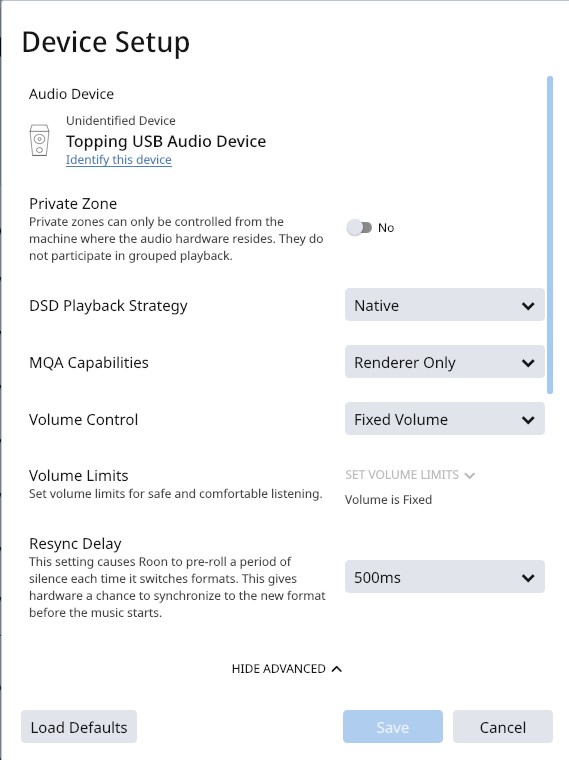 Topping E50 connected to PC via USB, MQA issue - Support - Roon Labs Community