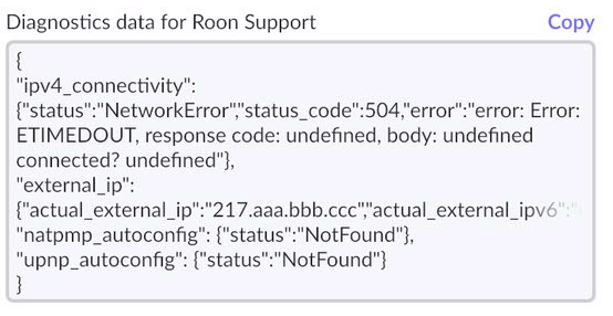 Roon settings ARC says core IP is 10.5.0.2 but computer IP is different ...