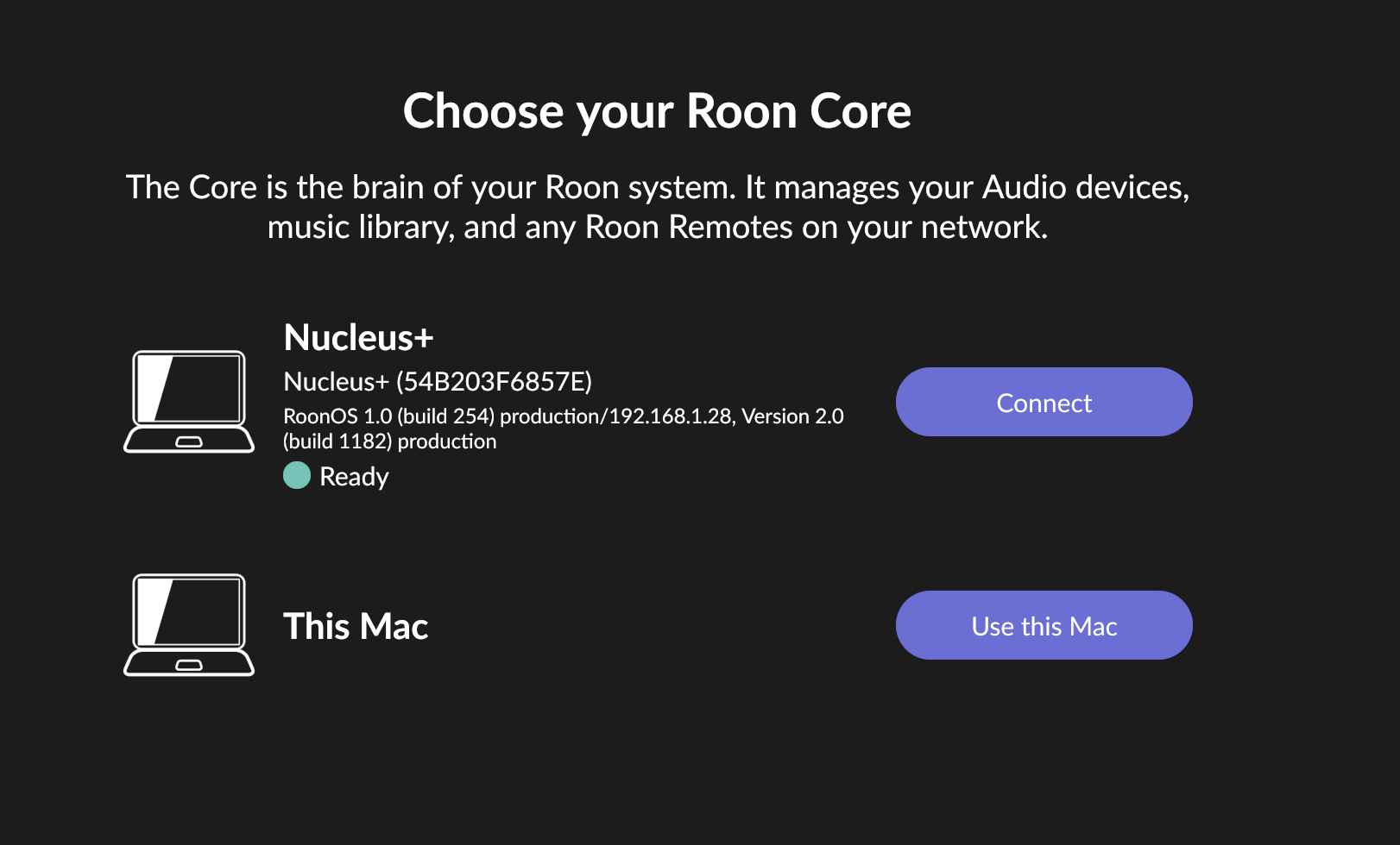 Cannot connect to Nucleus+ as Roon Core - Nucleus Support - Roon Labs Community