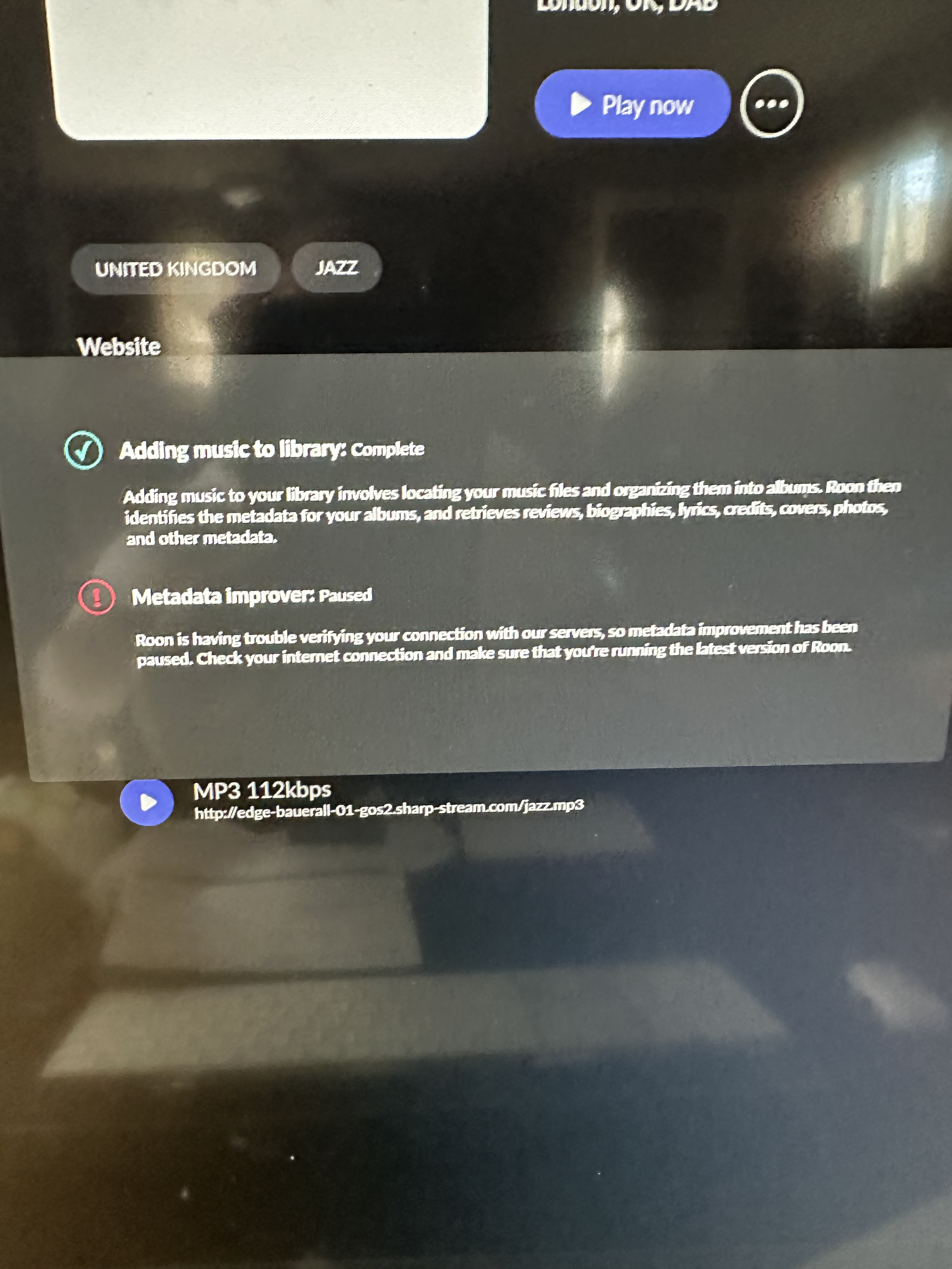 Roon stopped adding my music - Support - Roon Labs Community