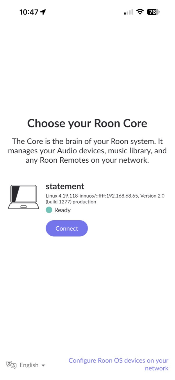 Can not connect my Core anymore to roon - Support - Roon Labs Community
