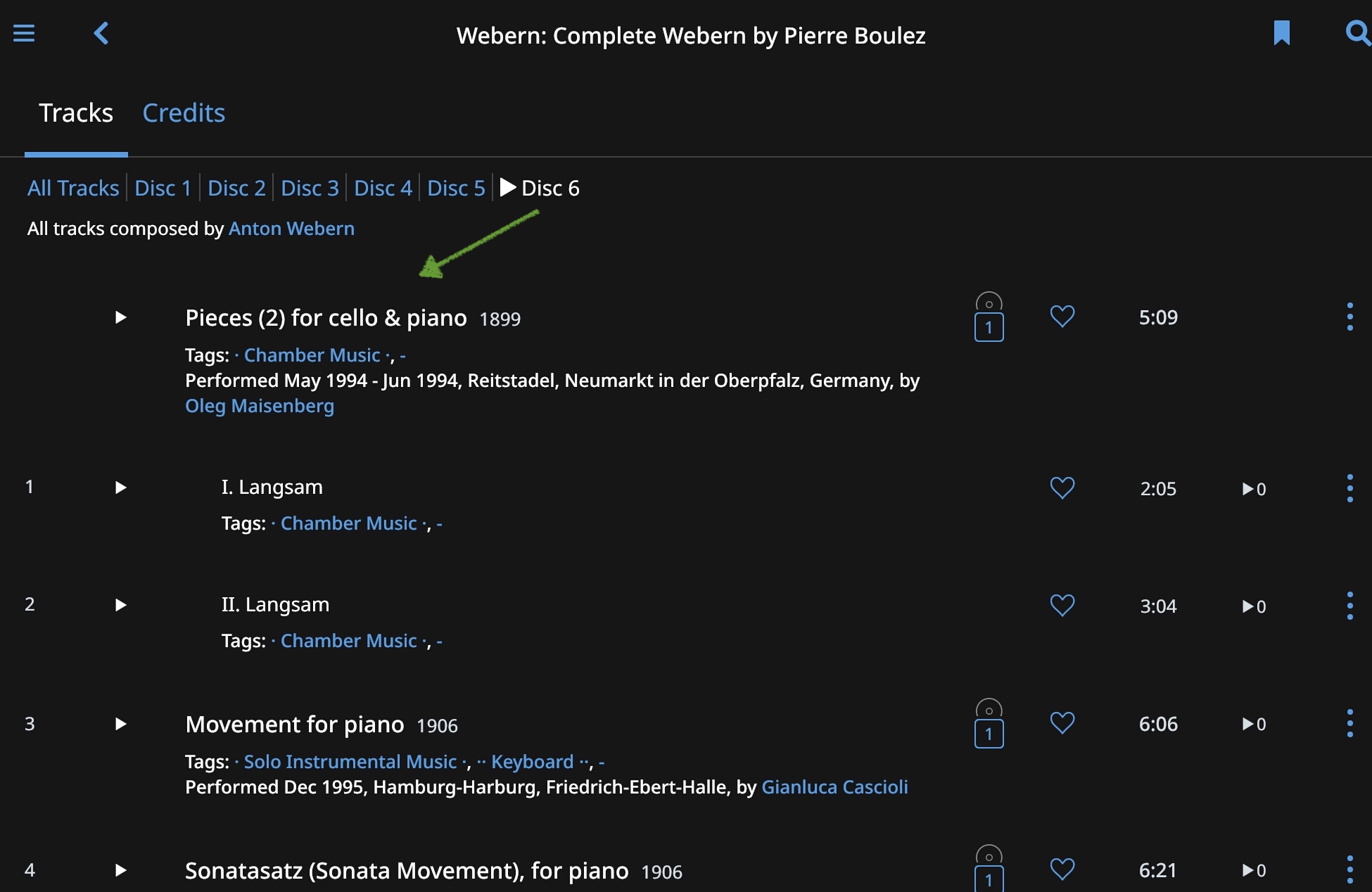 Album Browser > All Tracks Tab: Missing Tracks - Support - Roon Labs ...