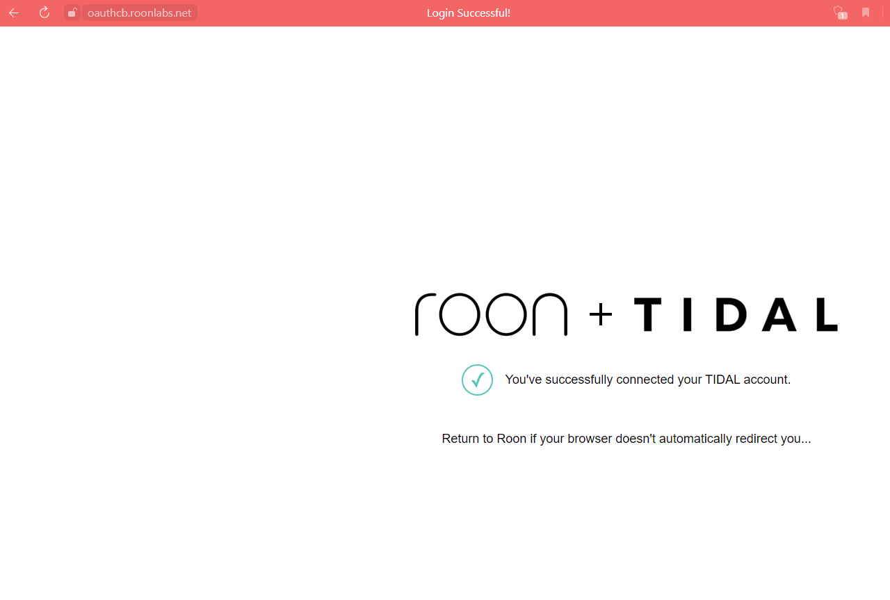 Unable to connect Tidal account to Roon Server (ref#0LCFCM) - Early ... Unable to connect Tidal account to Roon Server (ref#0LCFCM) - Early ...