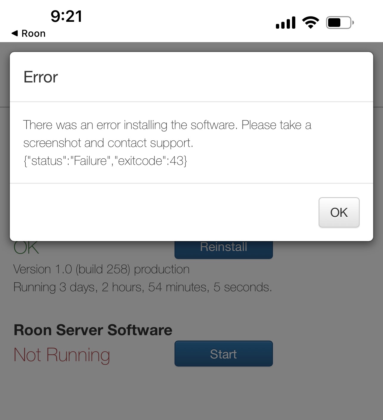 Roon Server Software Not Running (ref#A8JXK8) - Support - Roon Labs ...