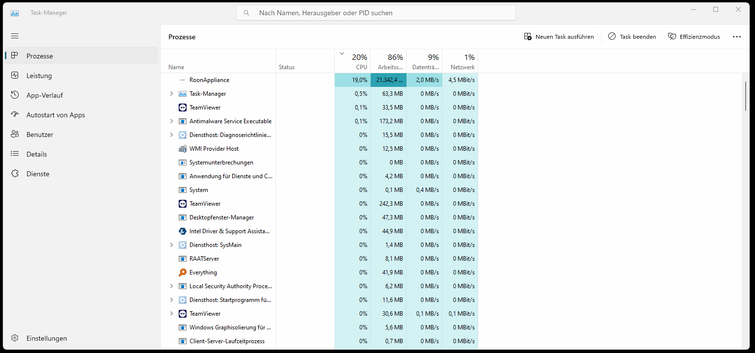 Roon high CPU usage and loading slowly warnings - Support - Roon Labs Community