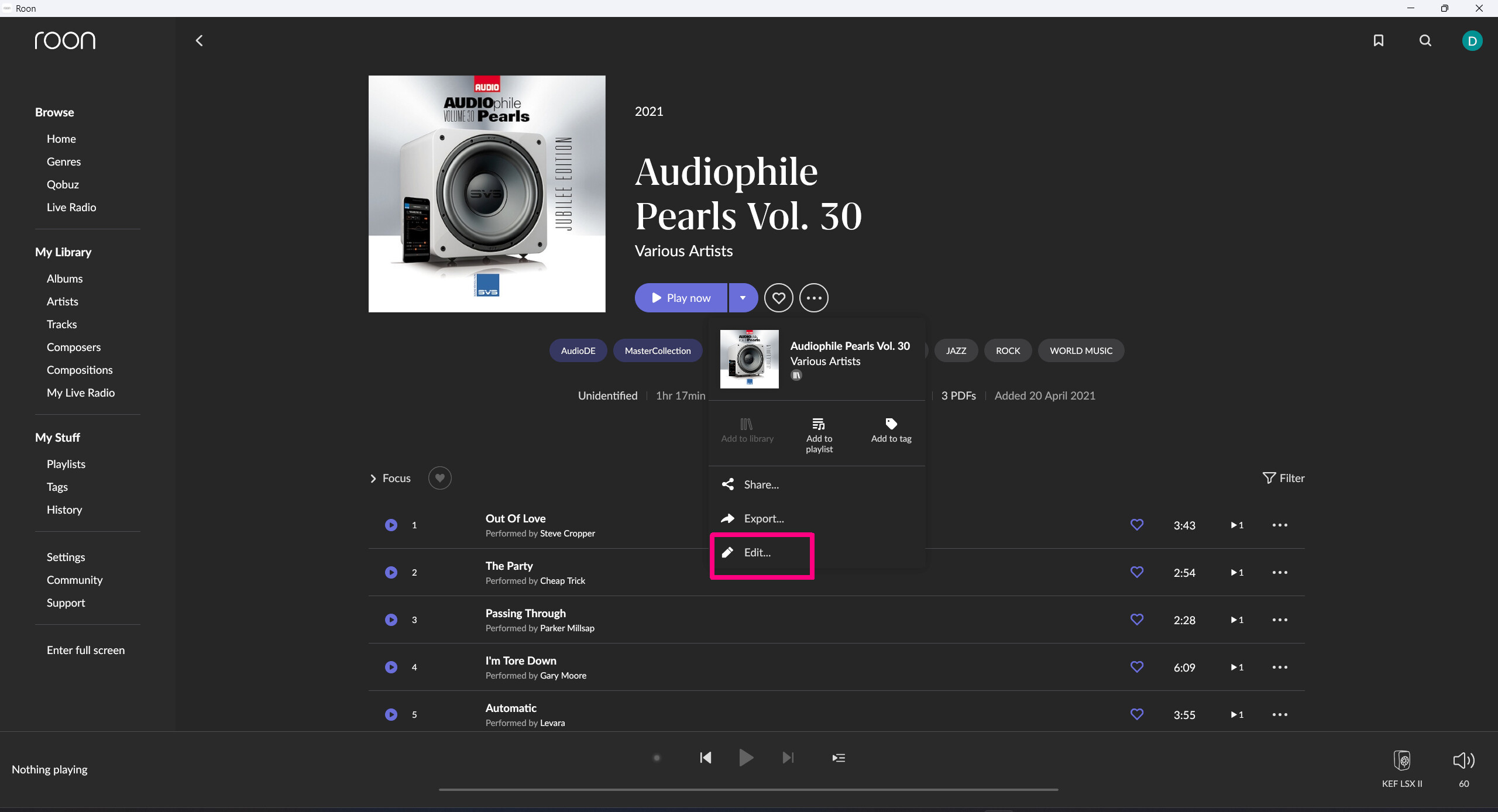 Roon renaming albums - Support - Roon Labs Community
