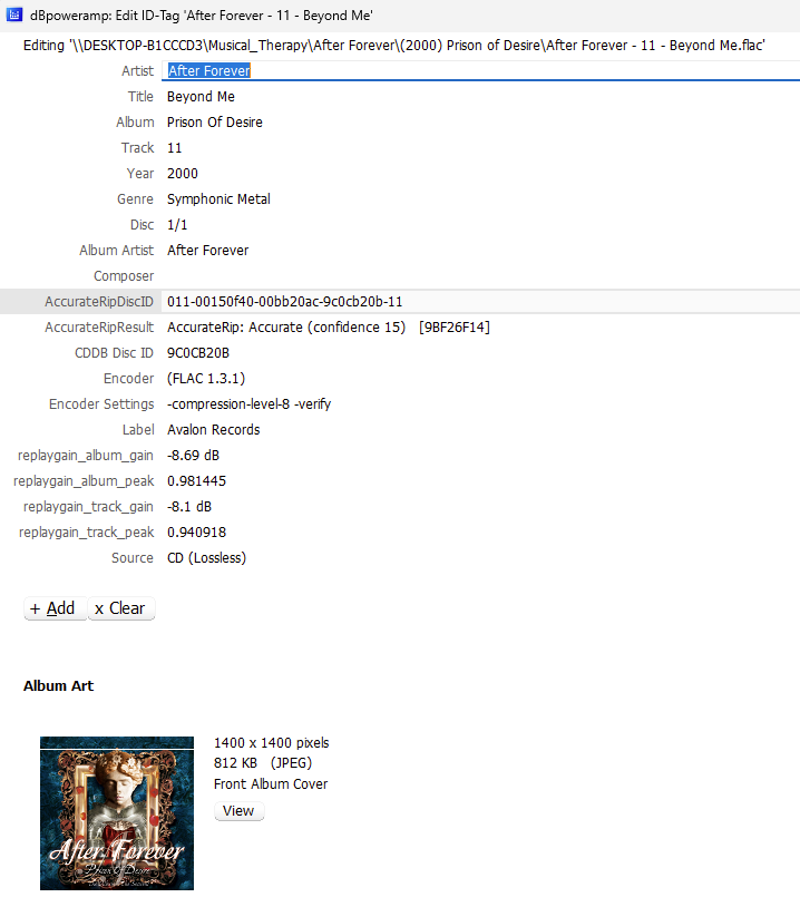 Guest artist is missing from track metadata. Is there any way I could add it? - Metadata - Roon ...