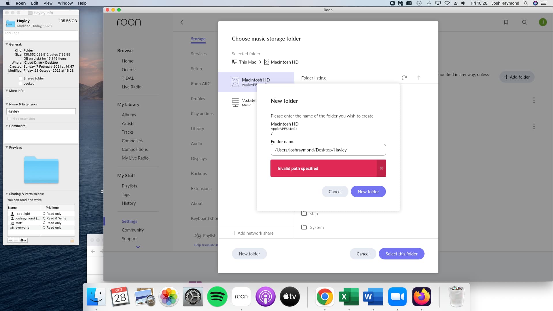Trying To Set Up New Folder Share Support Roon Labs Community