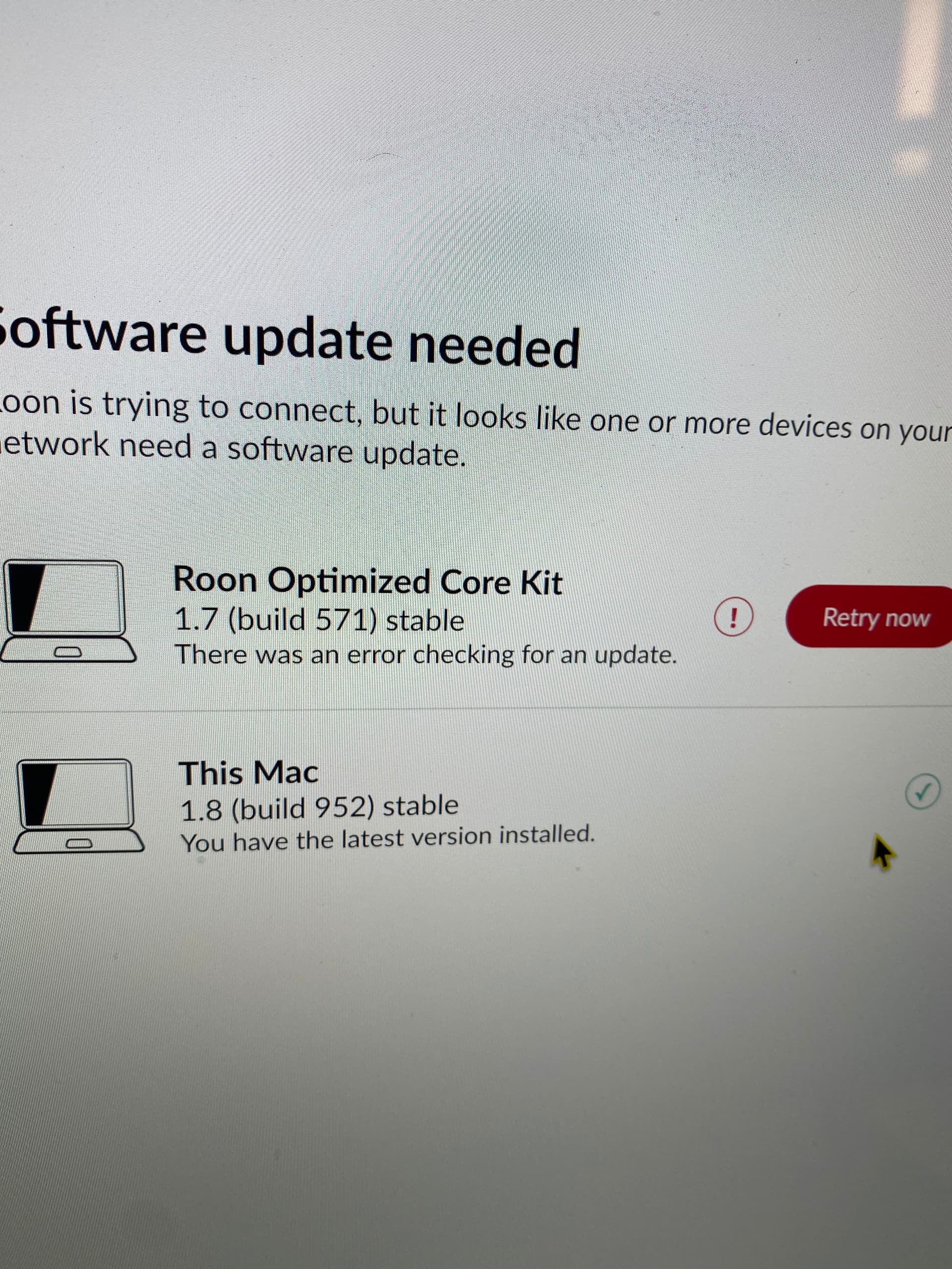 Odd Issue - Not Connecting to Network - Roon Rock Intel NUC - Support - Roon Labs Community