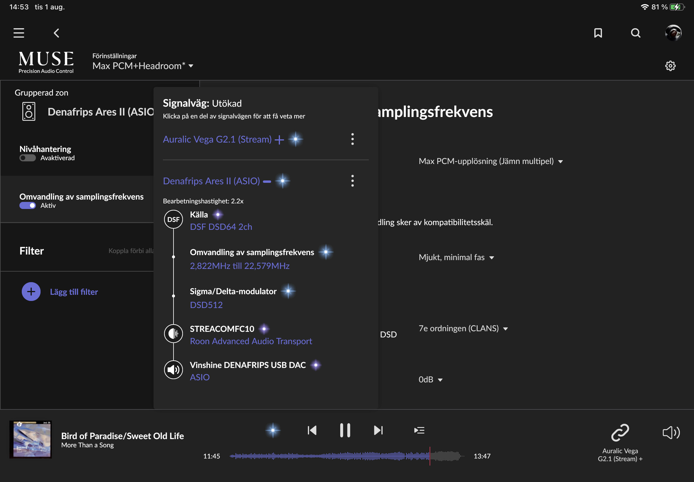 MUSE inconsistent - Support - Roon Labs Community