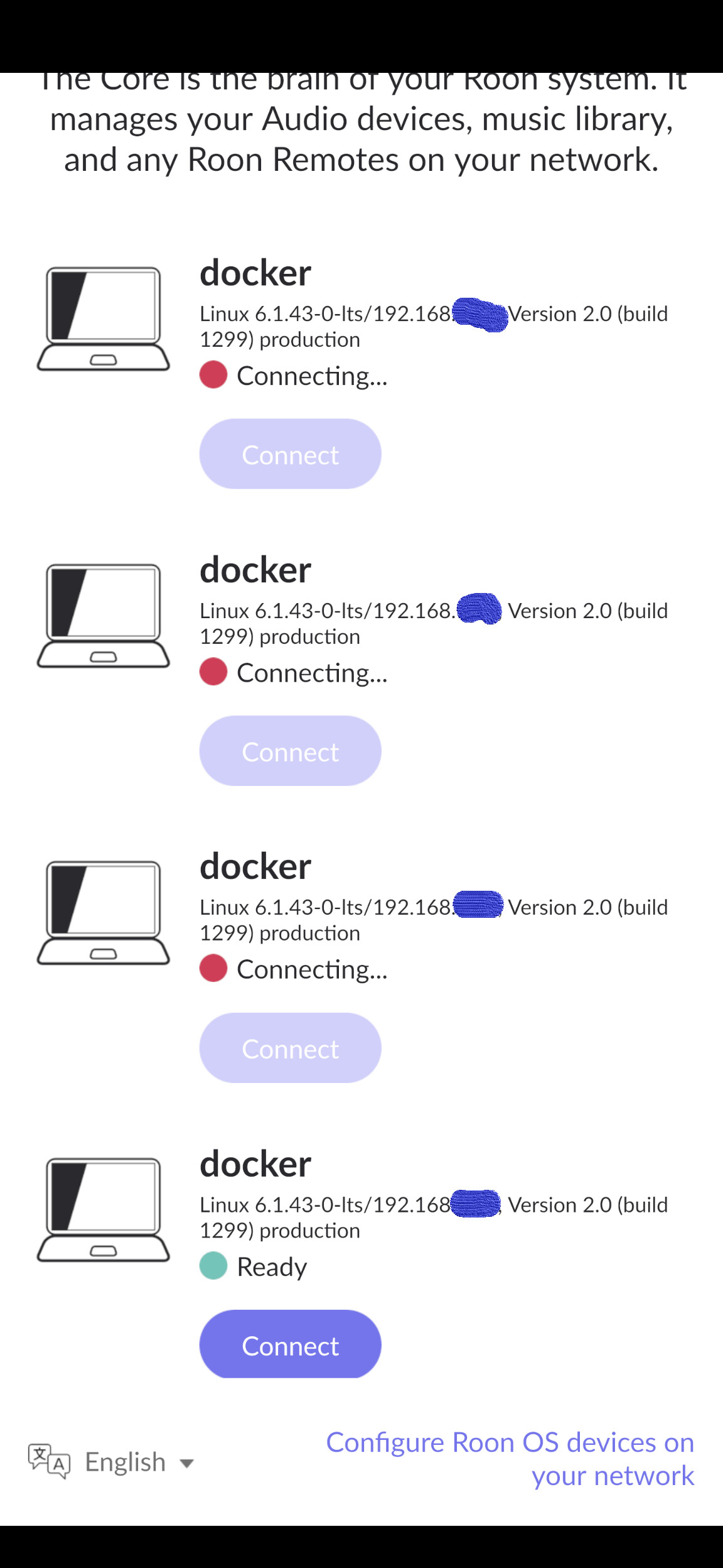 Roon remote connexion issue to Roon core - Support - Roon Labs Community