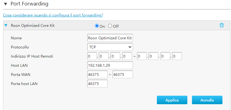 ROON ARC: Core Unreachable app message - ARC: Port Forwarding Help ...