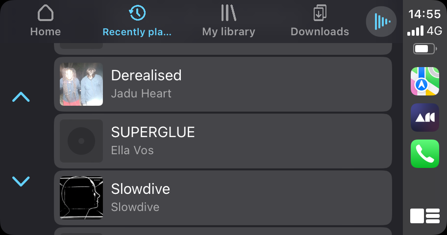 B1292/B192 ARC on CarPlay no TIDAL artwork - Early Access - Roon Labs Community