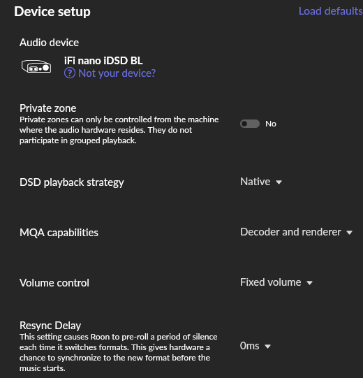 New to Roon - setting up Macos DSD wifi stream to ifi Zen Stream and DAC - Support - Roon Labs ...