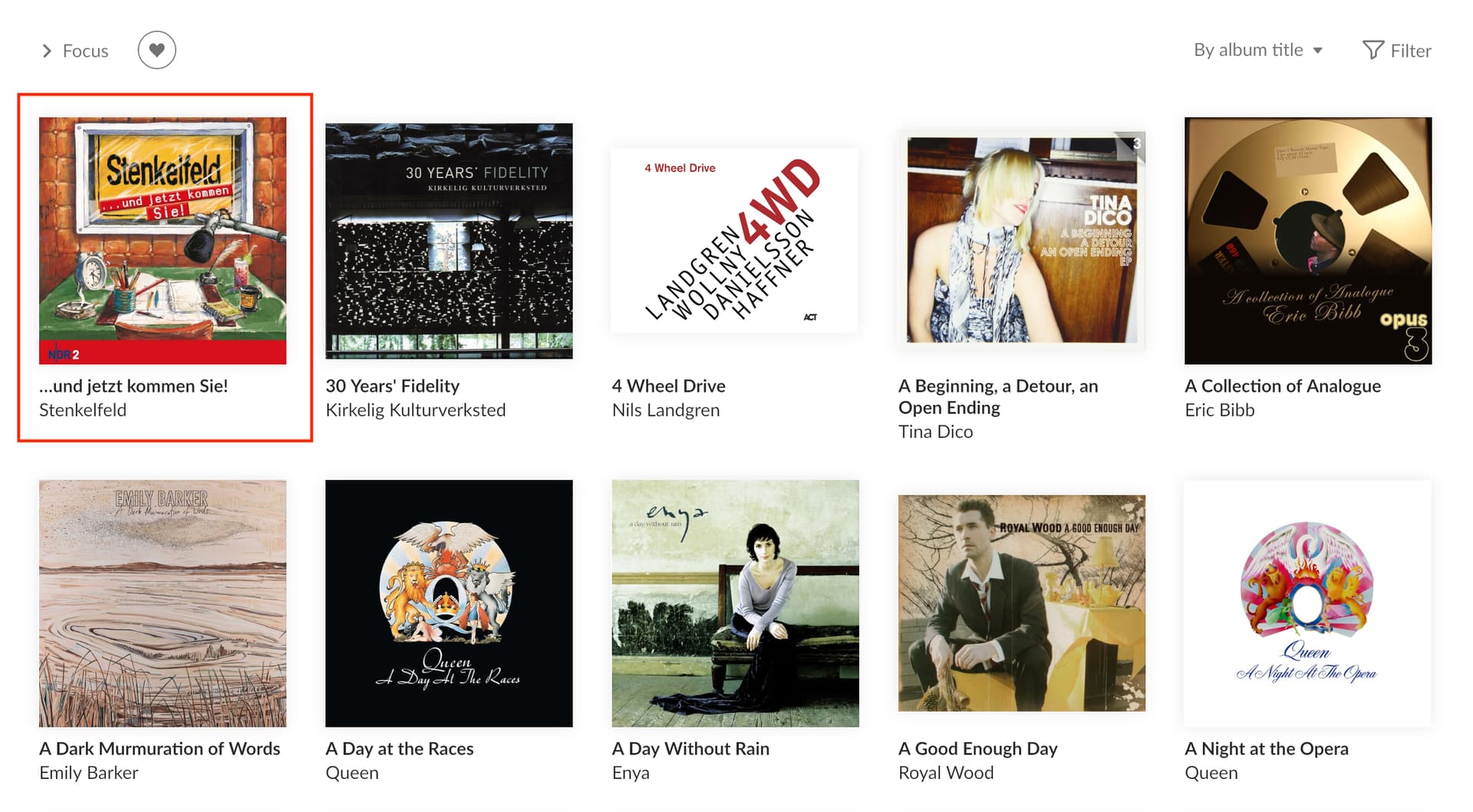 My Albums: Sorting by album title does not work correctly - Support - Roon Labs Community