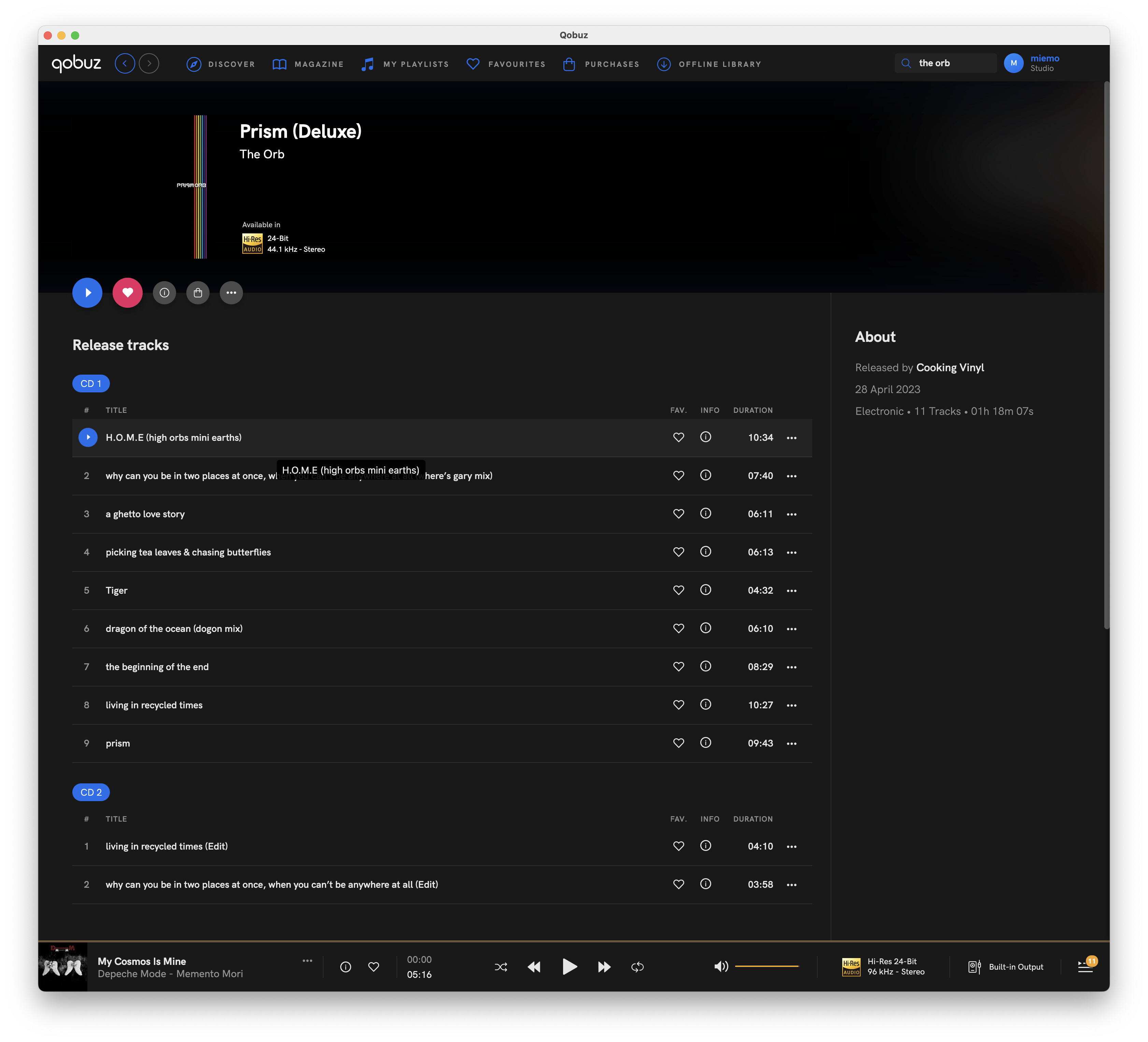 New Qobuz album tracks appear as "unavailable" on Roon - Support - Roon Labs Community