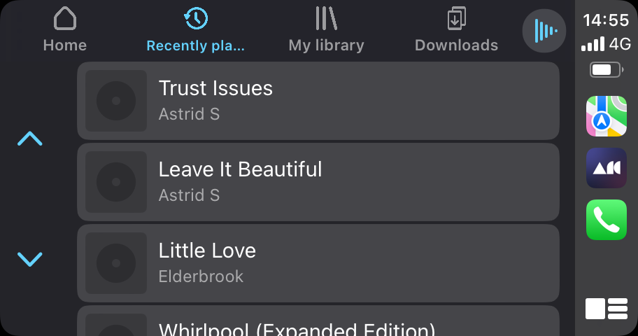 B1292/B192 ARC on CarPlay no TIDAL artwork - Early Access - Roon Labs Community