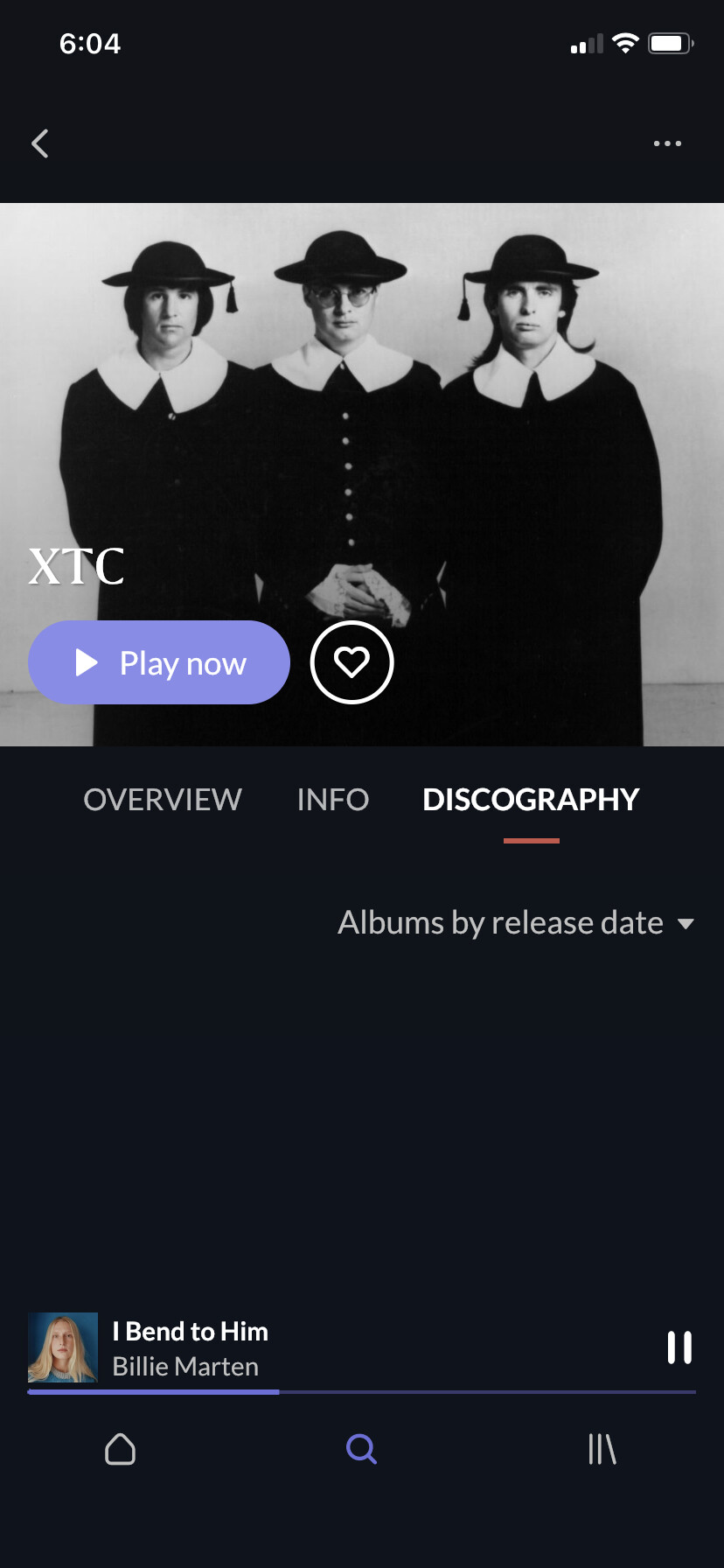 Roon ARC not displaying artist discography - Support - Roon Labs Community
