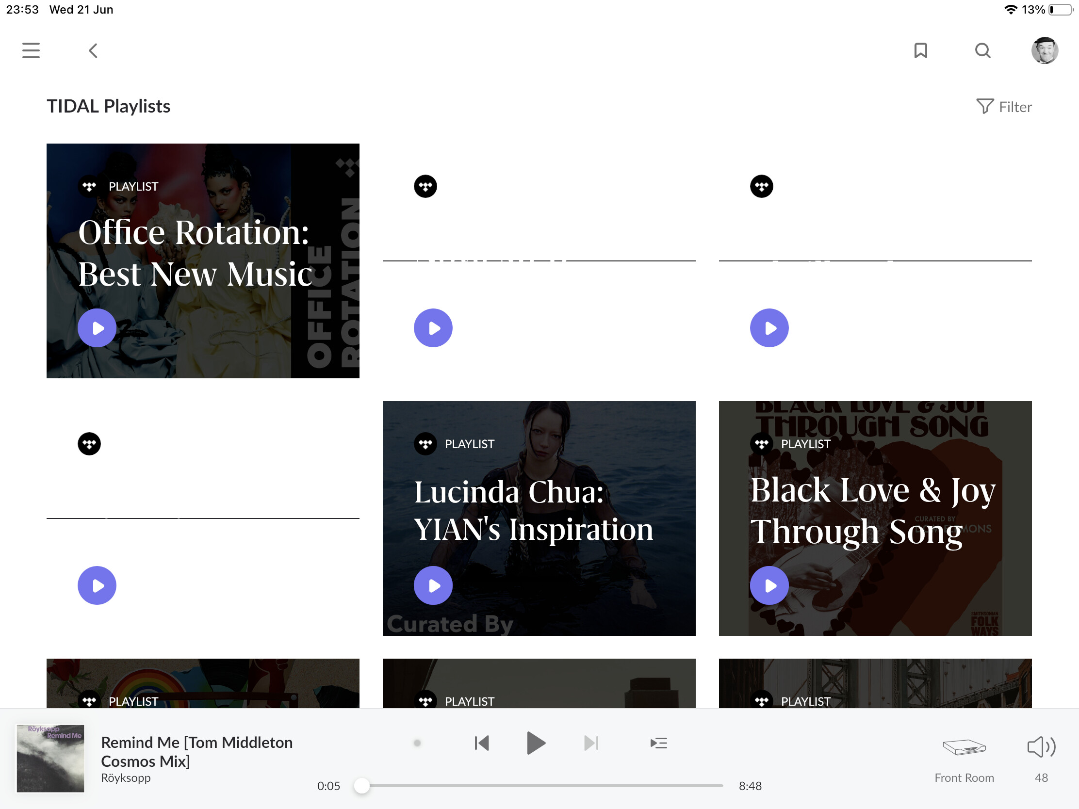 B1292 Qobuz and TIDAL playlists not displaying correctly [Ticket In] - Early Access - Roon Labs ...