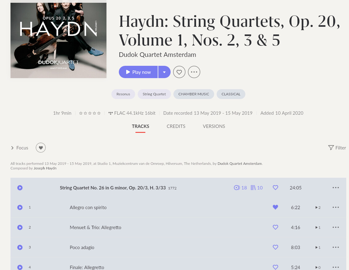 Metadata problem: Wrong grouping classical music - Metadata - Roon Labs Community