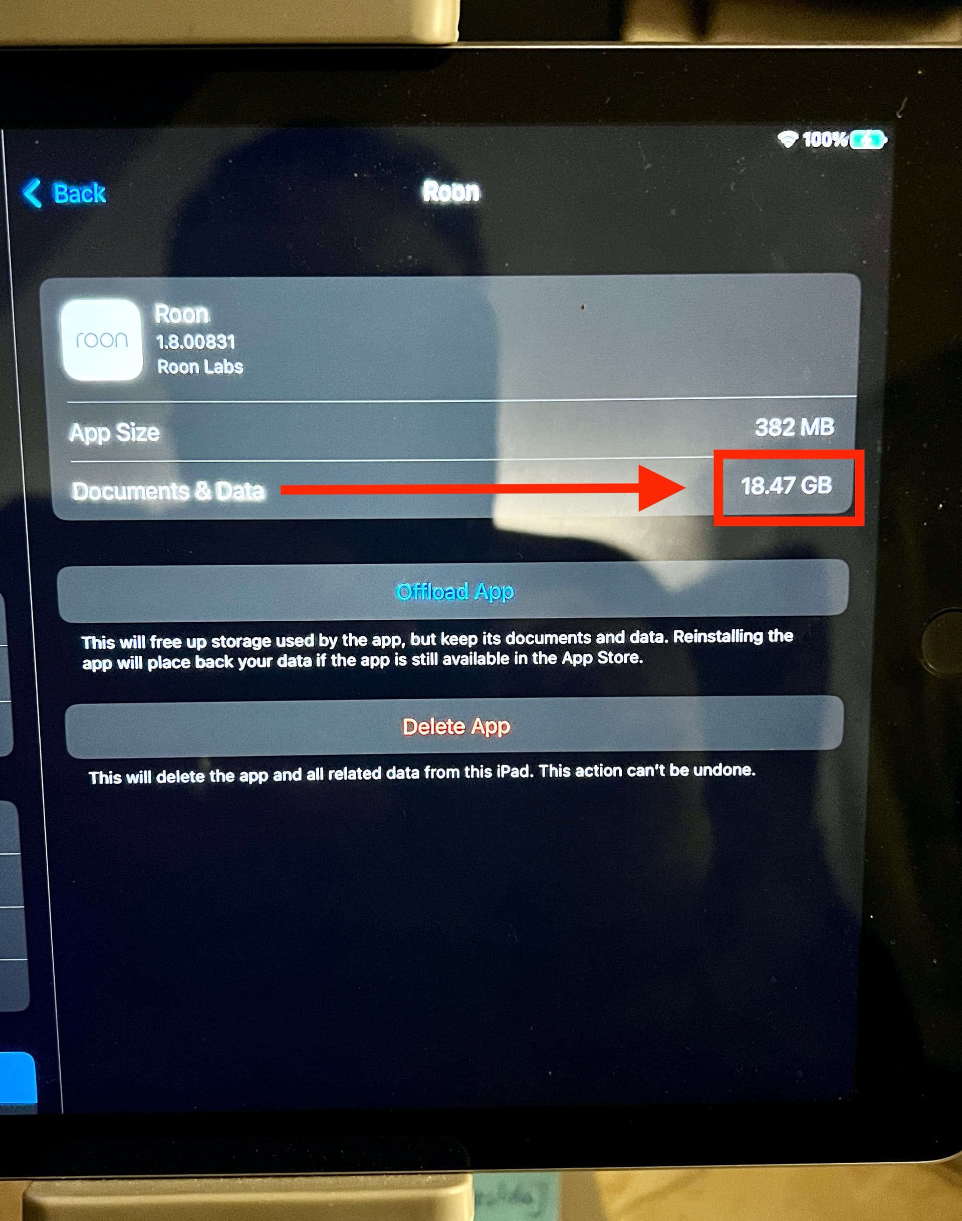 Why is Roon using too much data storage on iPad Remote - Support - Roon ...