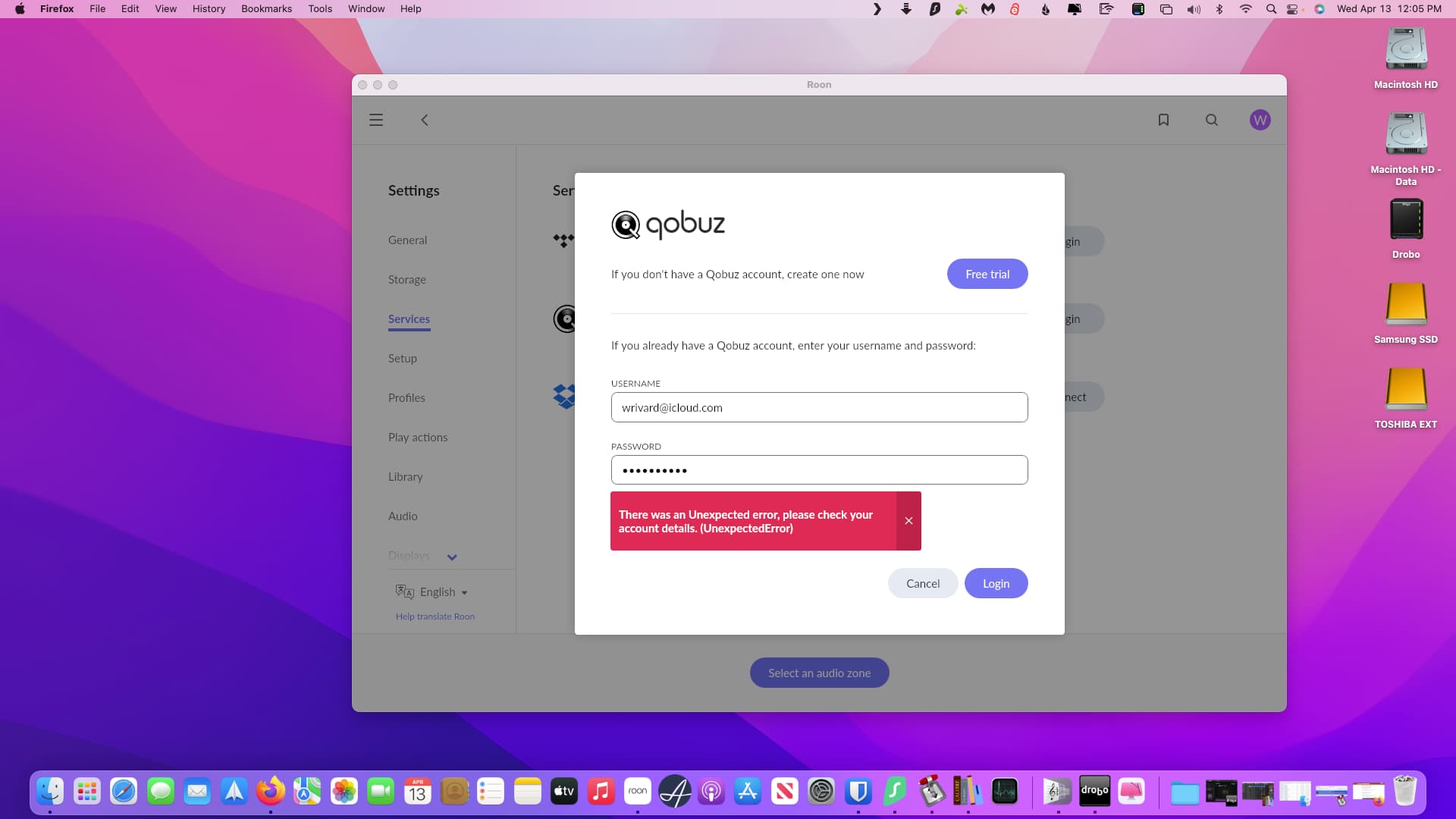 I can’t sign in to Qobuz - Support - Roon Labs Community