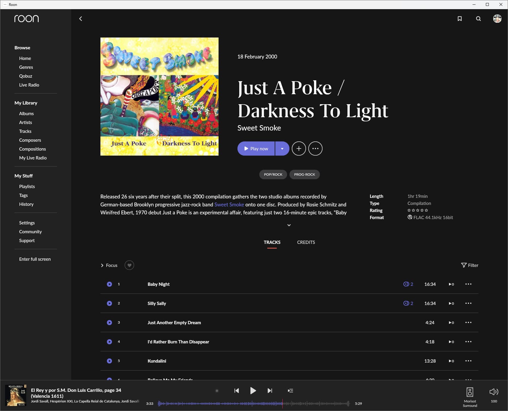 Unable to add a Qobuz album as a favorite in ROON - Support - Roon Labs Community