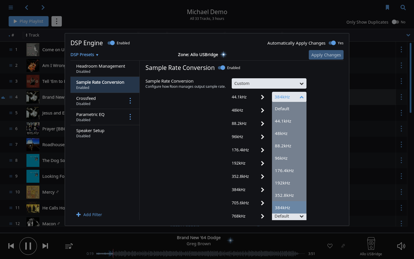 Roon upsampling with Allo USBridge and DietPi - Roon Software Discussion - Roon Labs Community
