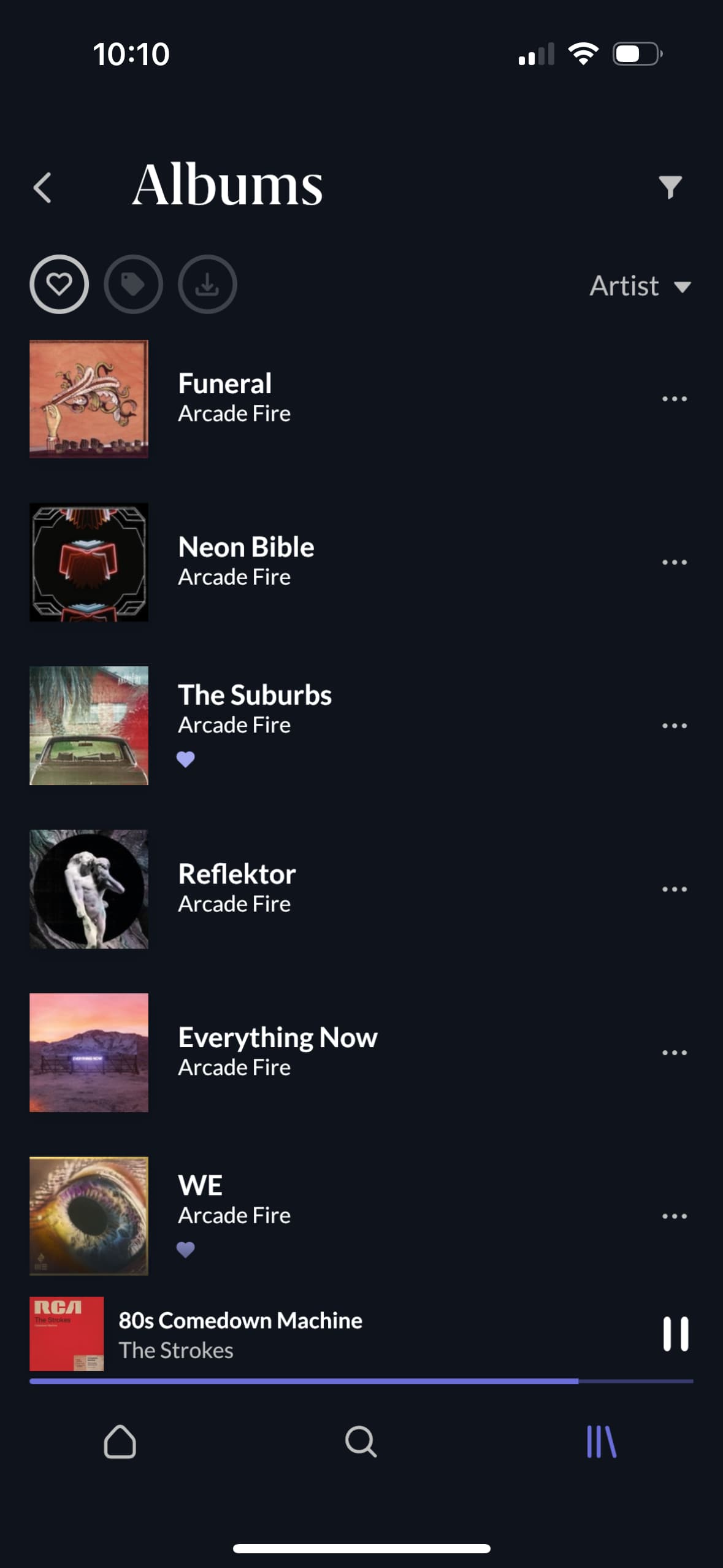 Roon ARC: Sorting by ‘Artist’ inconsistency of album order - Metadata - Roon Labs Community