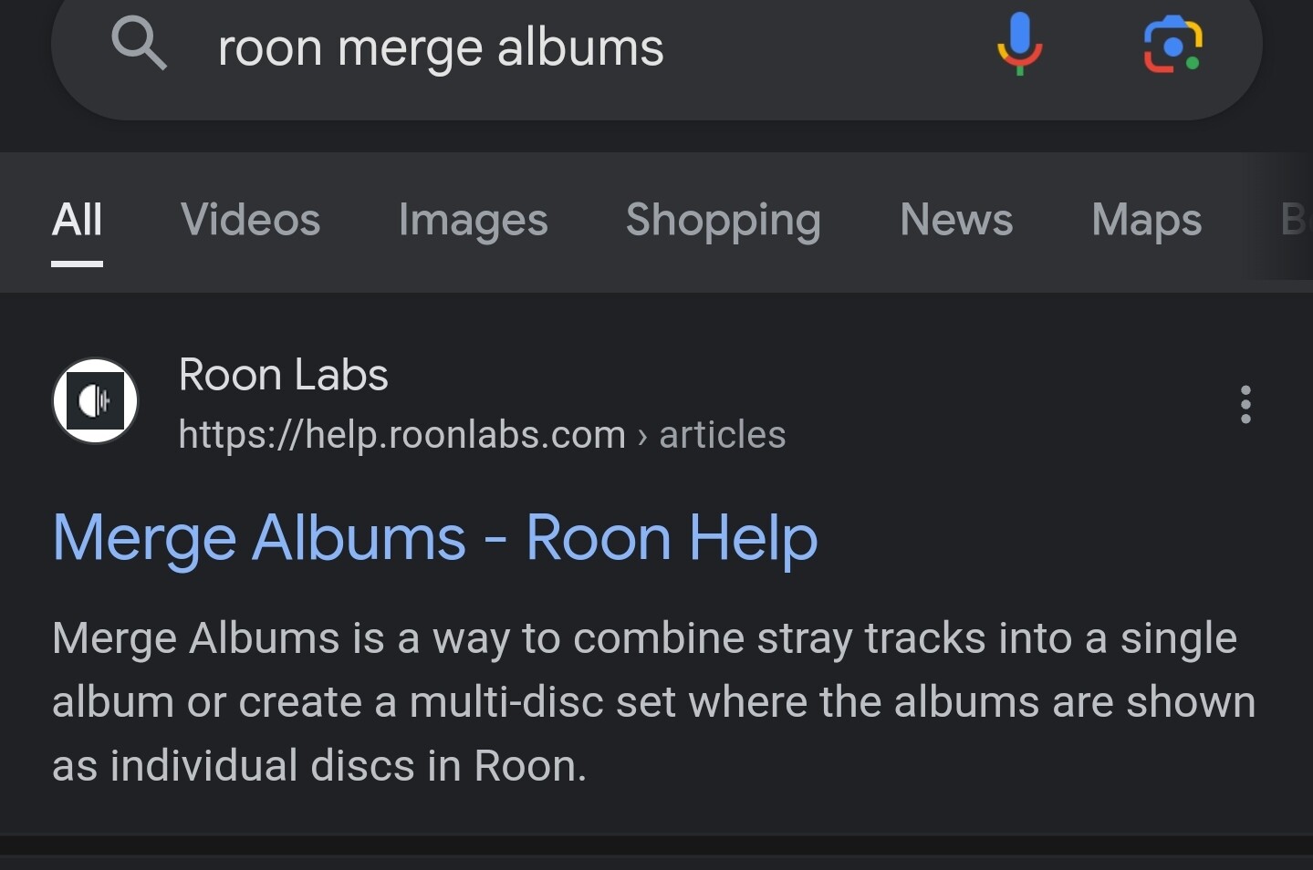 Merging 2 Albums to 1 Album - Roon Software Discussion - Roon Labs Community