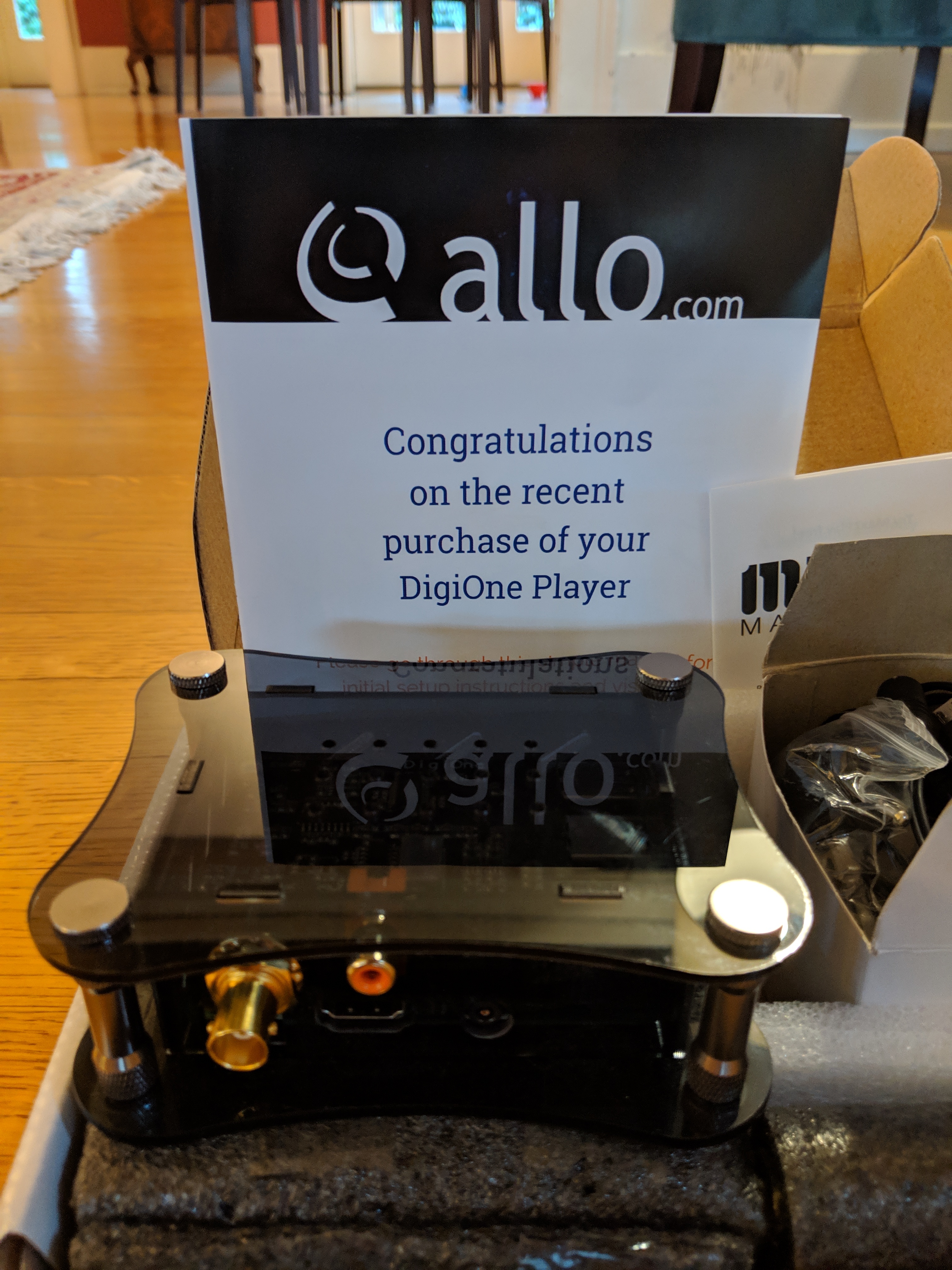 FS: Allo Digione Player [SOLD] - Sales and Trades - Roon Labs Community