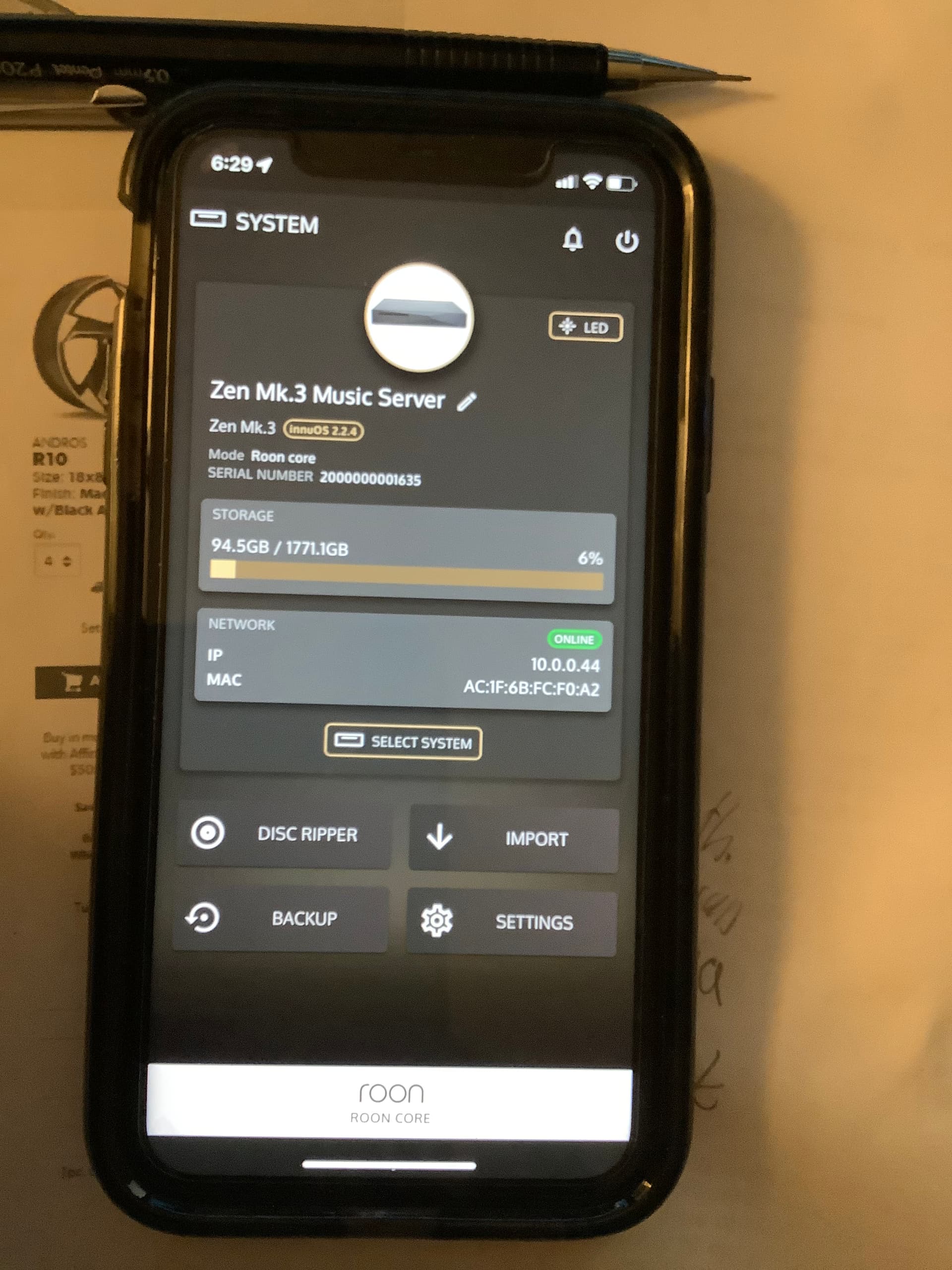 Roon can’t connect to Roon core Innuos ZEN Mk3 - Support - Roon Labs Community