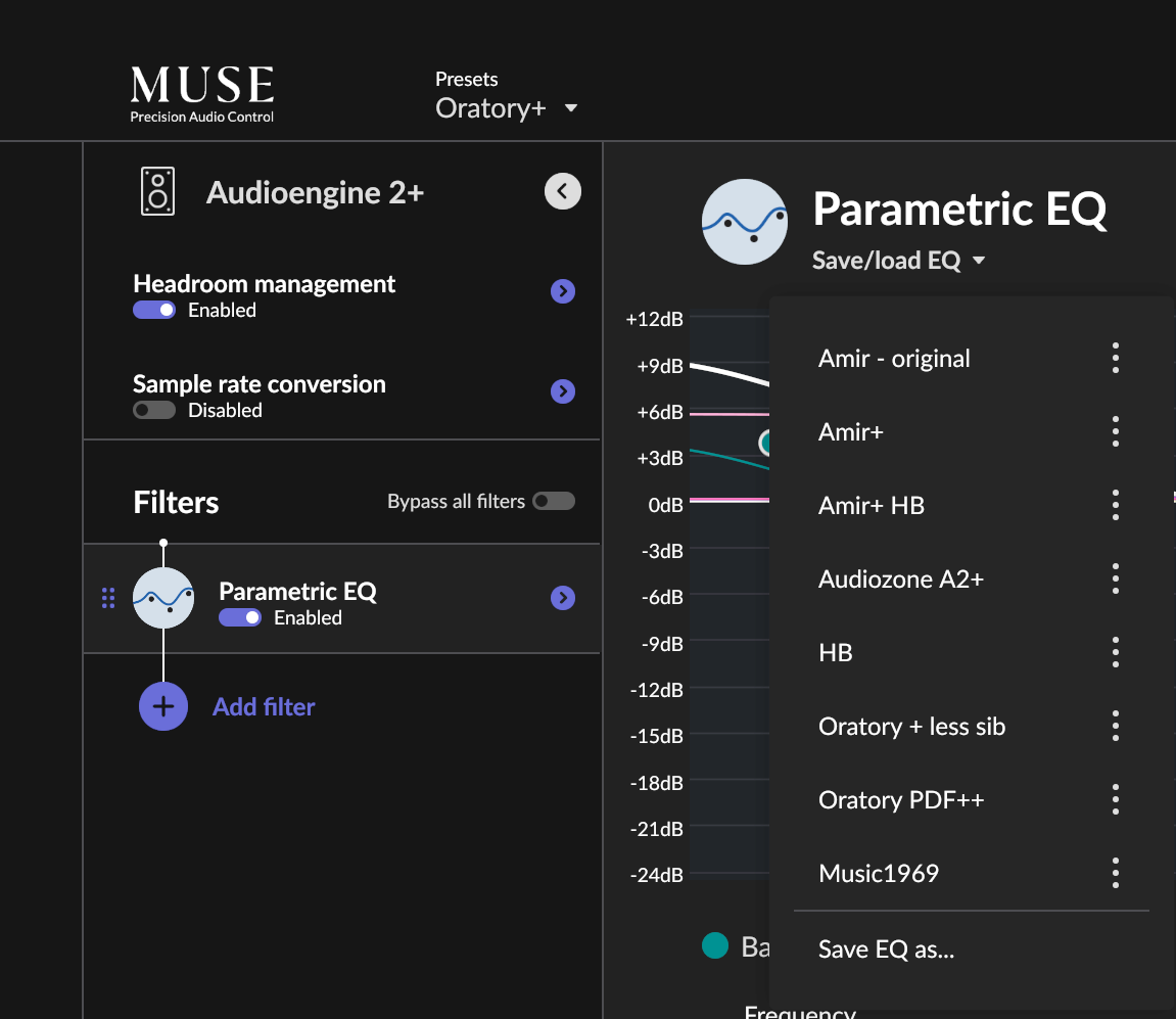 How to save new presets and PEQ in MUSE without overwriting - Page 2 ...