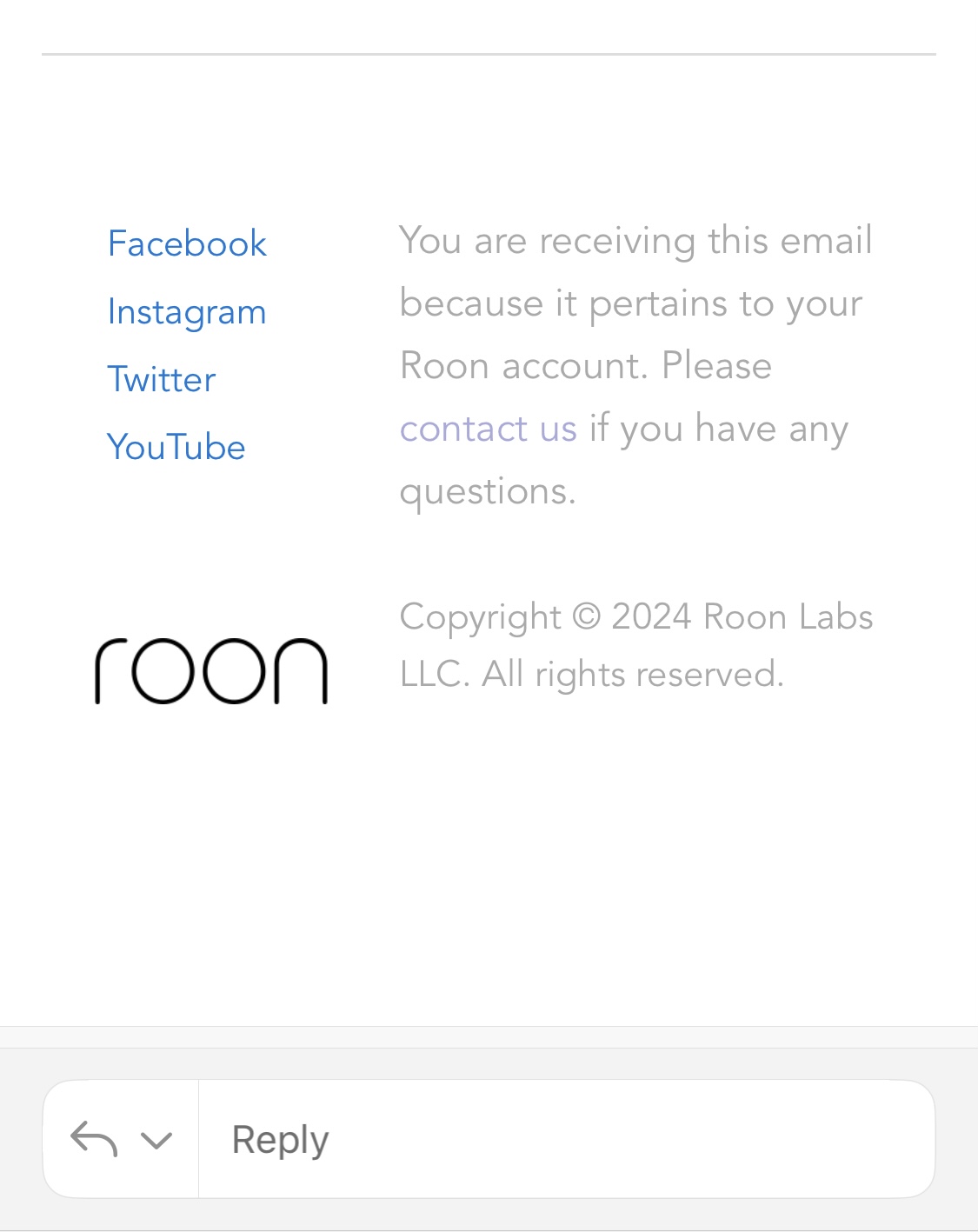 Excessive email spam with no unsubscribe link - Feedback - Roon Labs ...