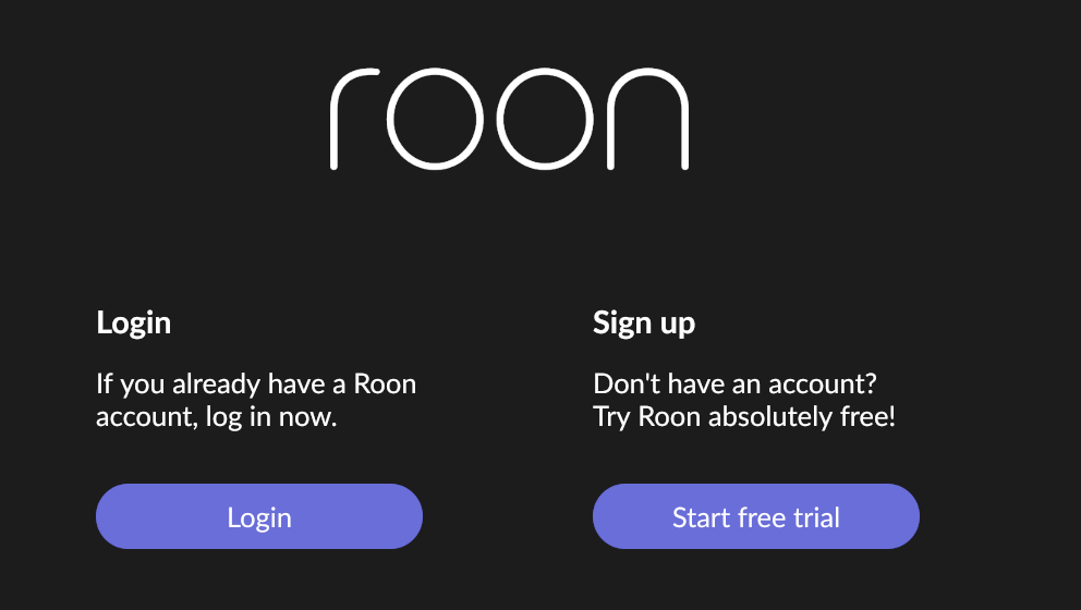 Can't log into the roon software - Support - Roon Labs Community