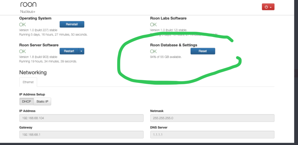 Now I can't login to my Roon OS on new nucleus - Nucleus Support - Roon ...