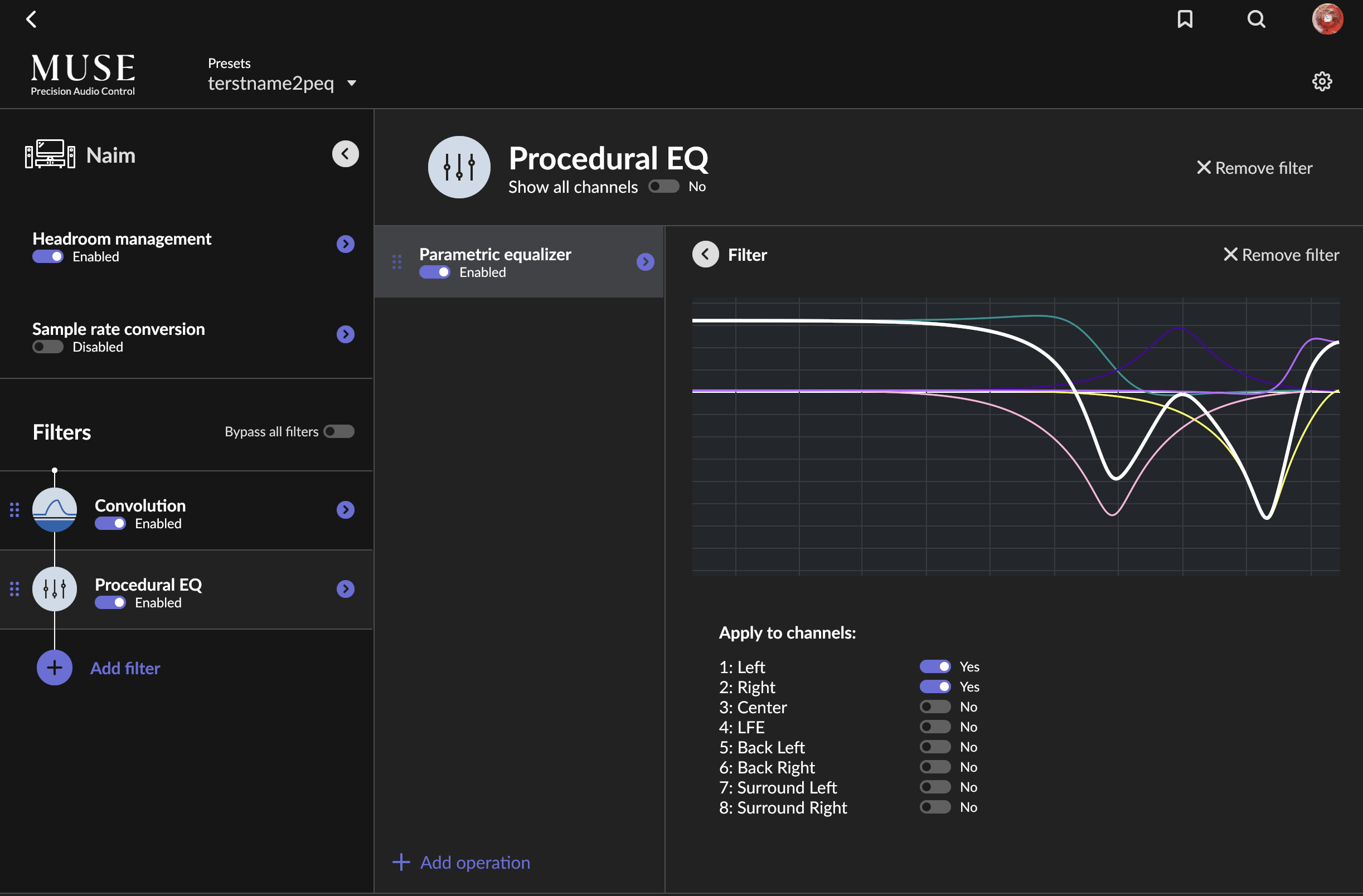How to save new presets and PEQ in MUSE without overwriting - Roon ...