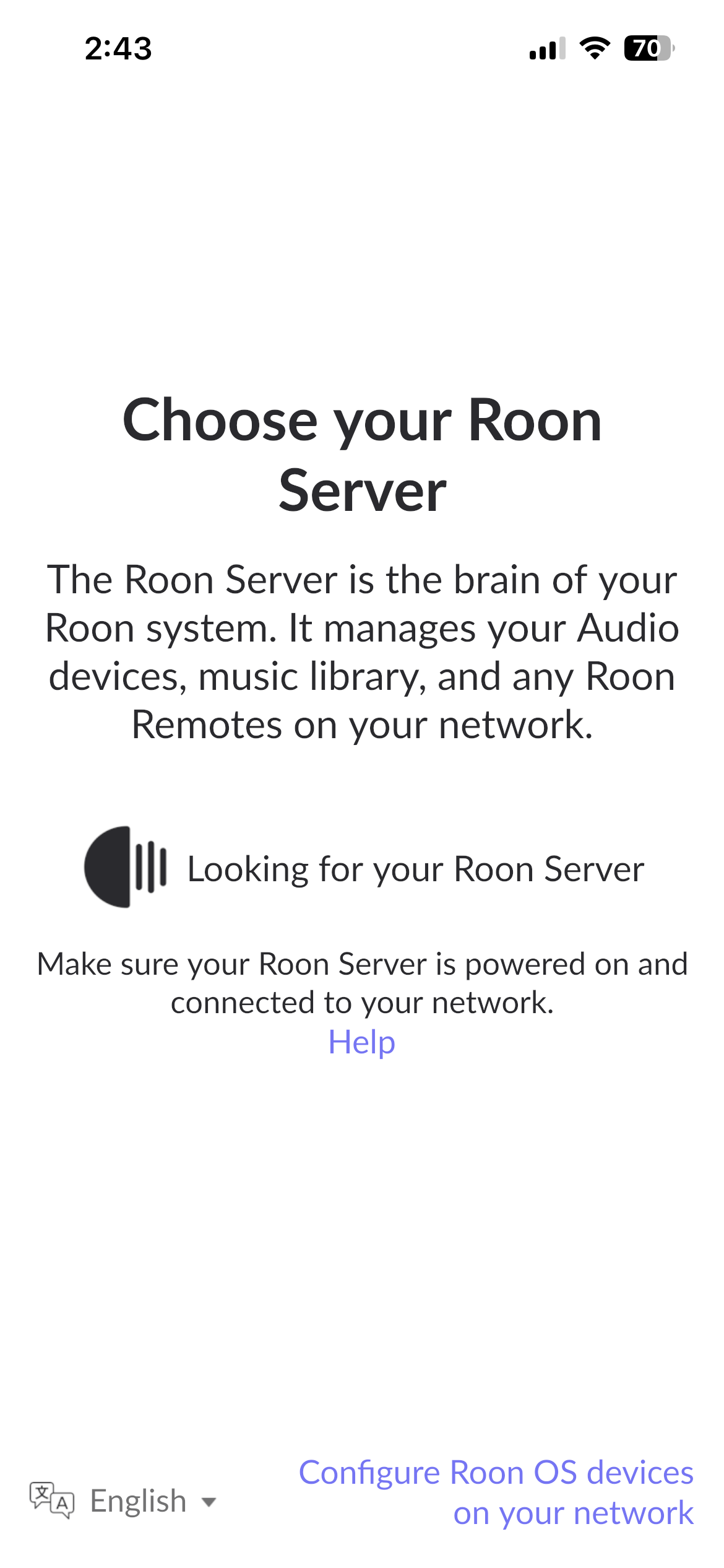 Roon remotes not connecting to server - Support - Roon Labs Community