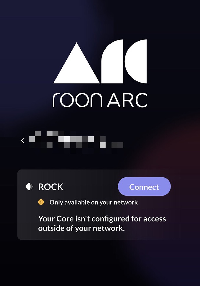 All of a sudden, "Arc only available on your network" - ARC - Roon Labs Community