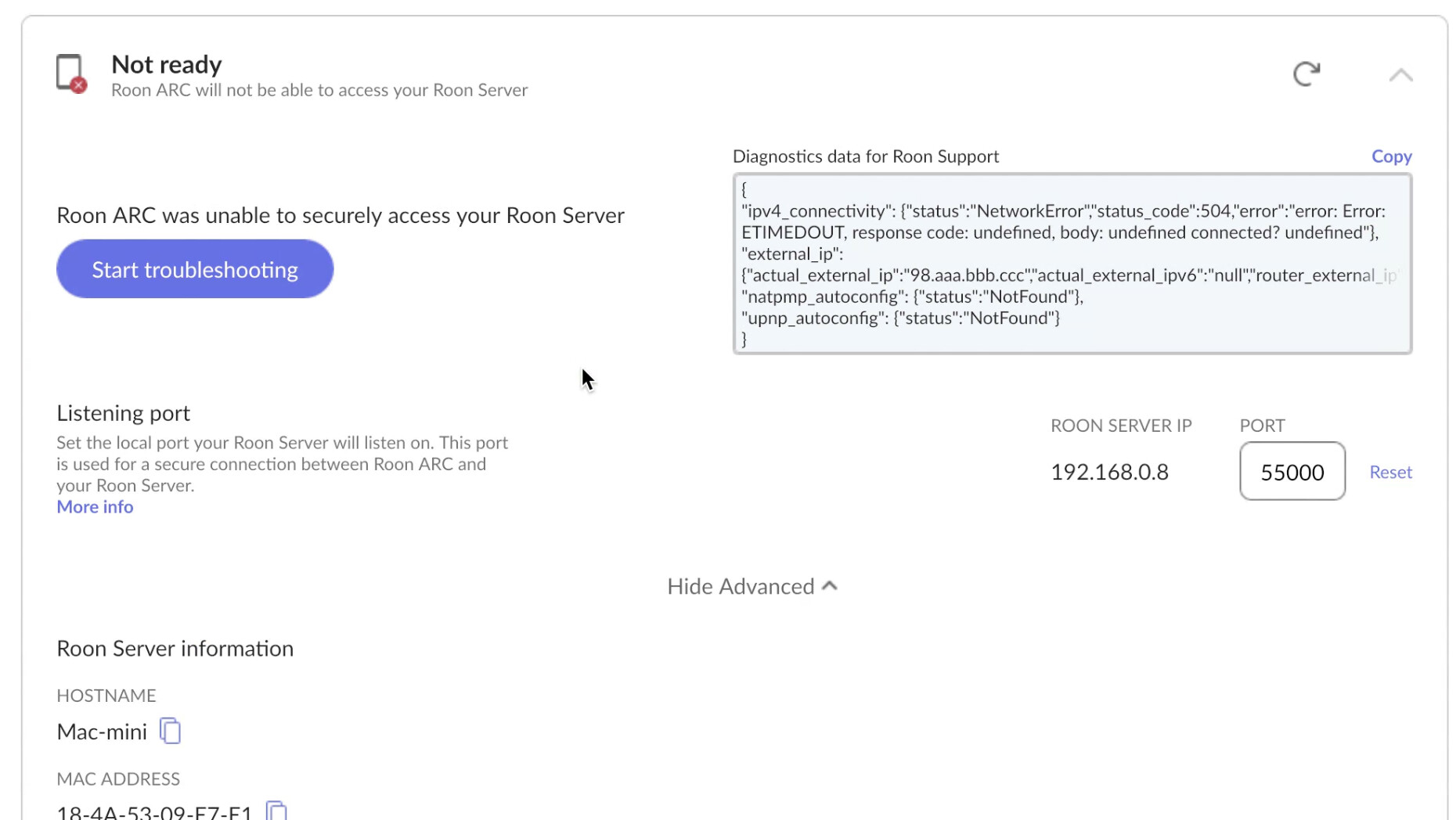 Roon Arc Not Working Despite Correct Port Settings On Tp Link Omada