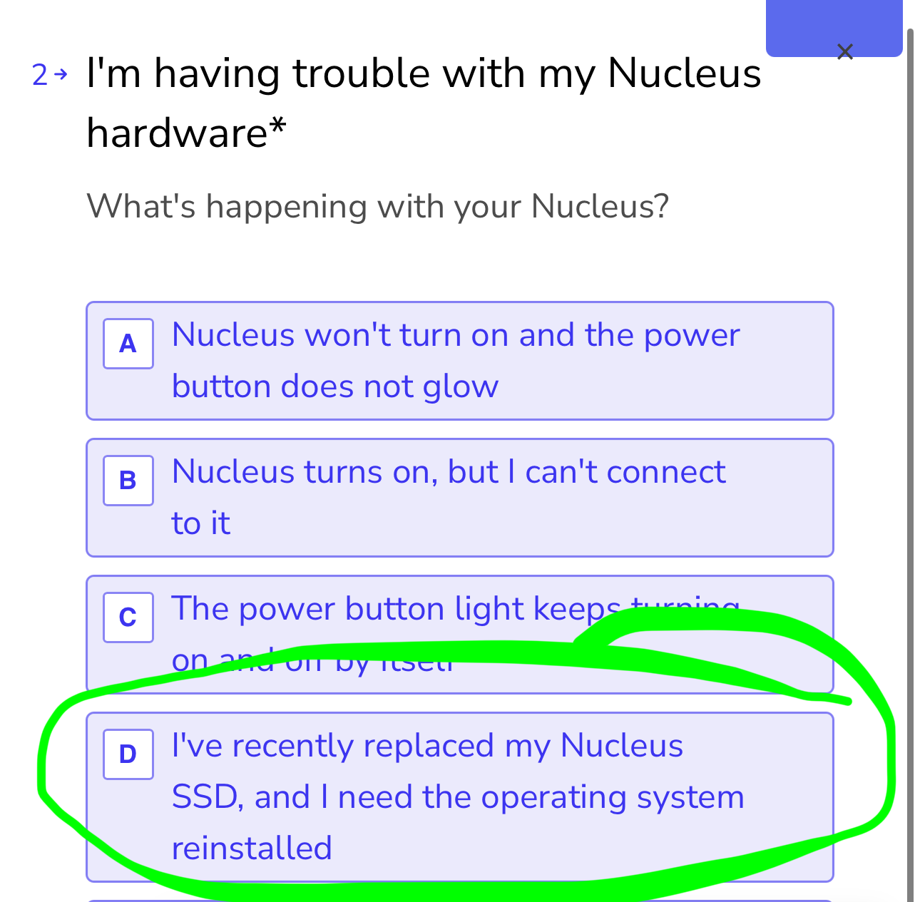 Reverting a Nucleus from being a ROCK into a Nucleus again - Nucleus ...