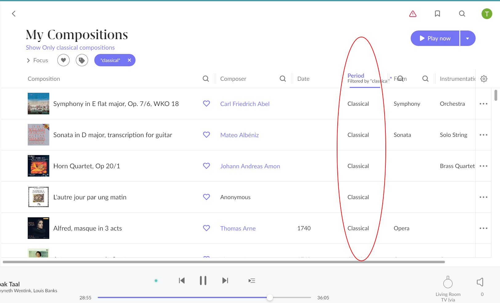 Classical recordings display Roon's white background color changes to off-white - Roon Software ...