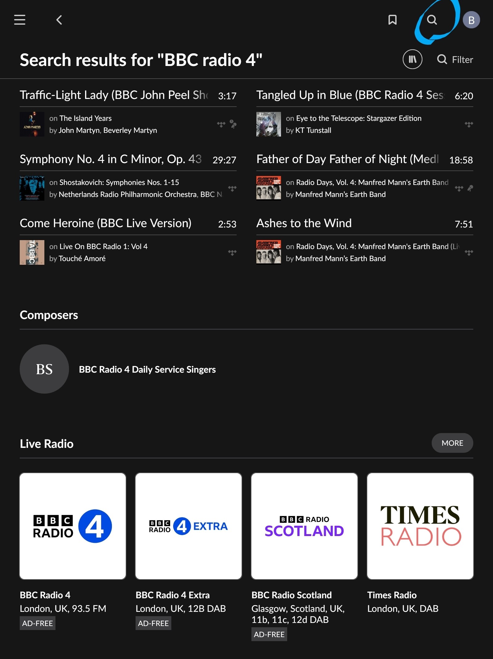 BBC Radio 4 - Live Radio - Roon Labs Community