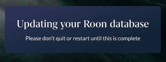 New Roon Update: I Need Reassurance - Roon Software Discussion - Roon Labs Community